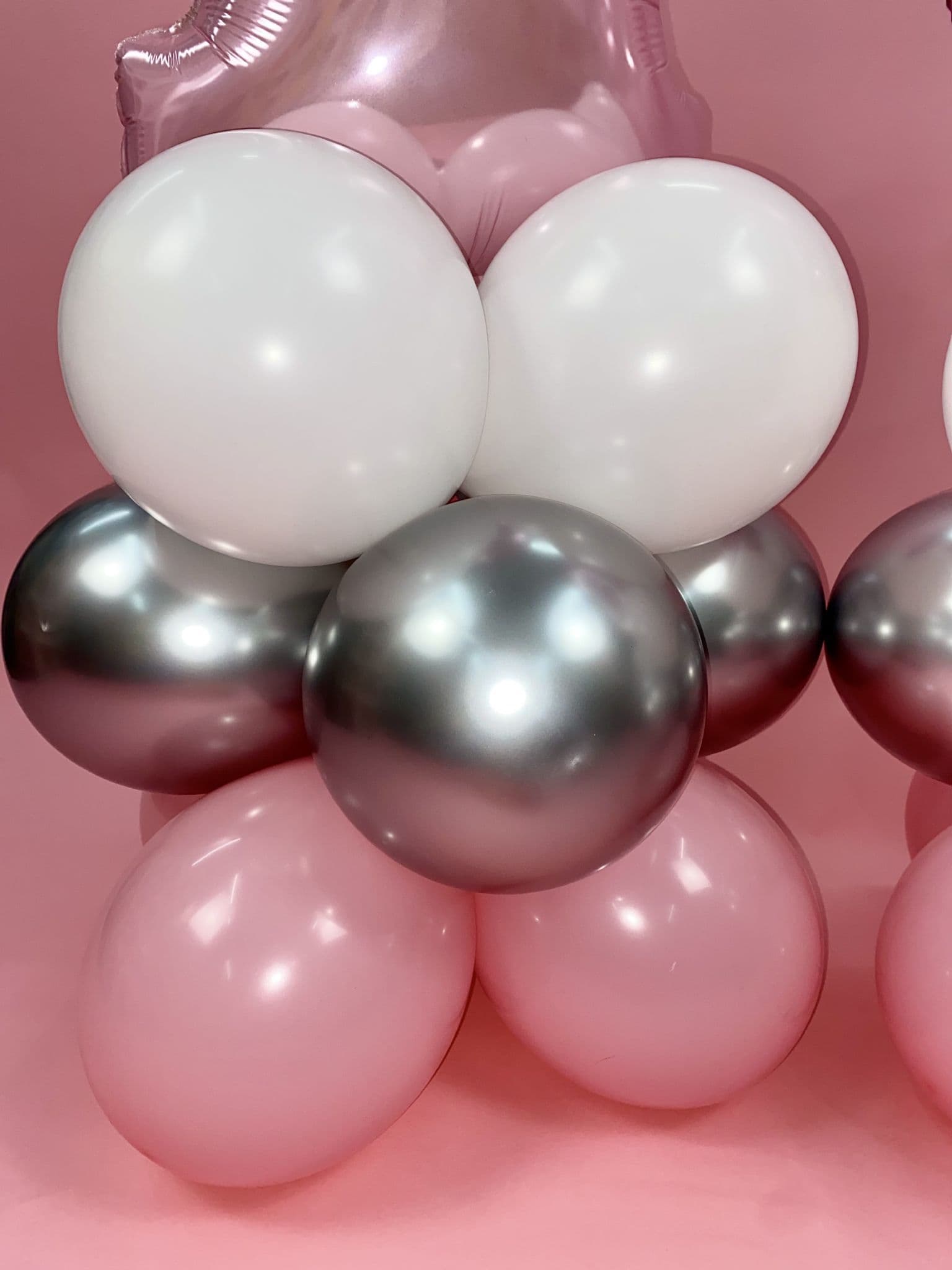 Double-Digit Balloon Stacks and Balloon Boxes Birthday Package