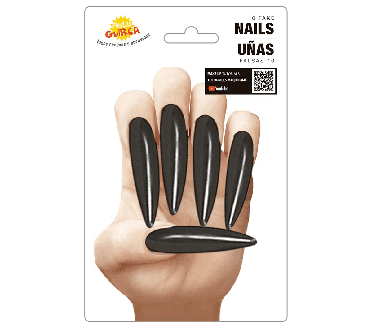 False Black Nails