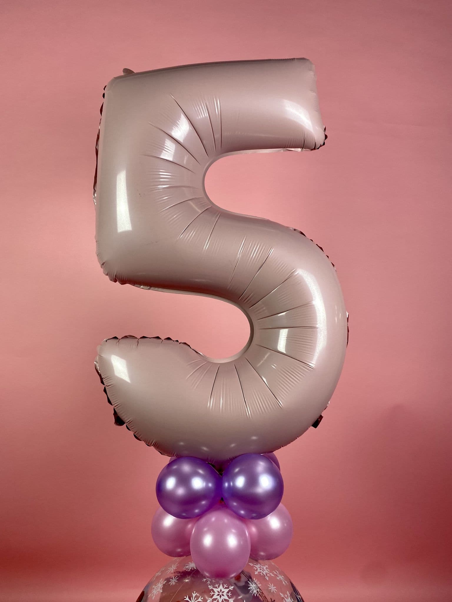 Frozen Number Balloon Stack