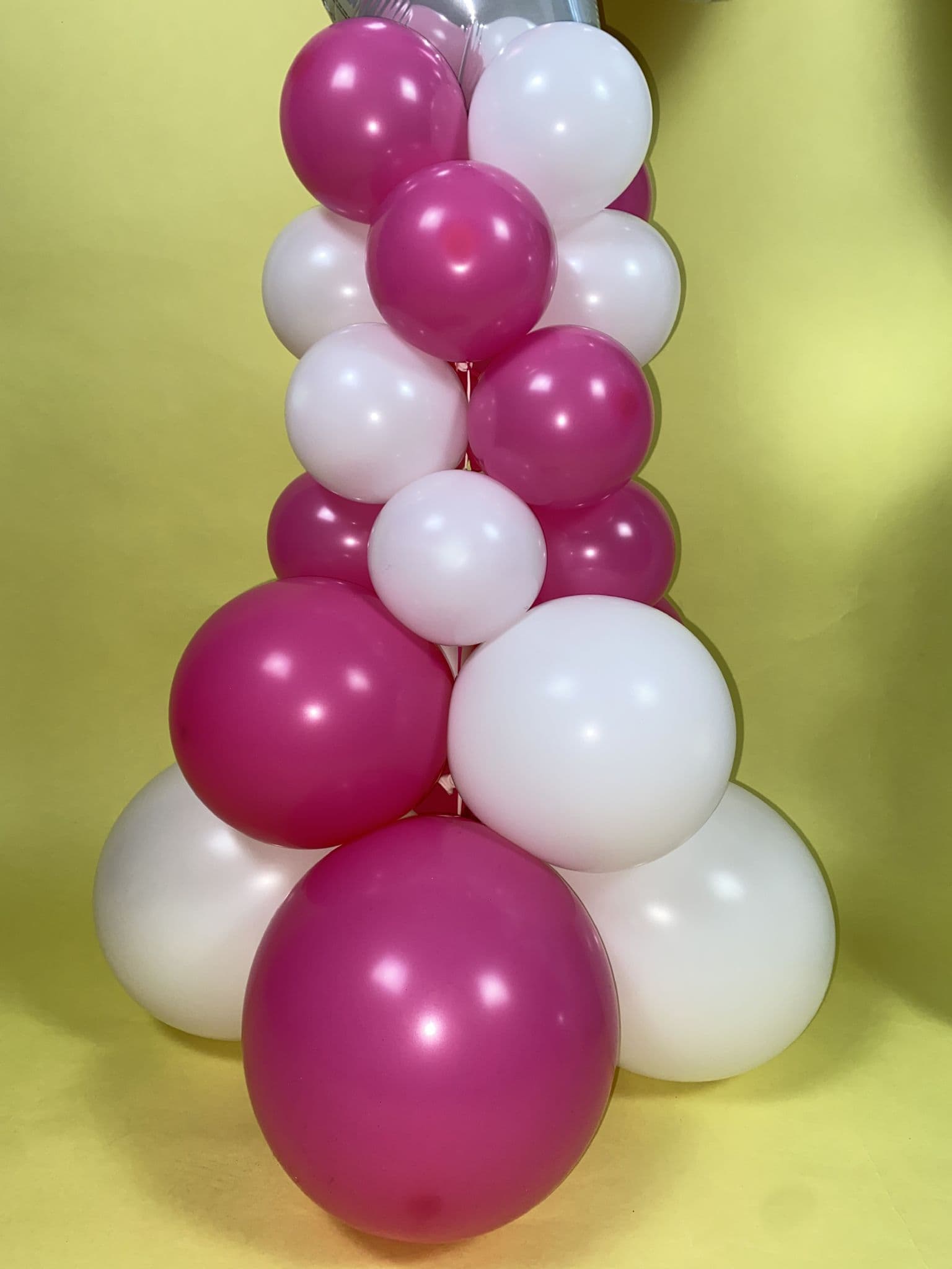 Gender Reveal Baby Footprints Balloon Stacks