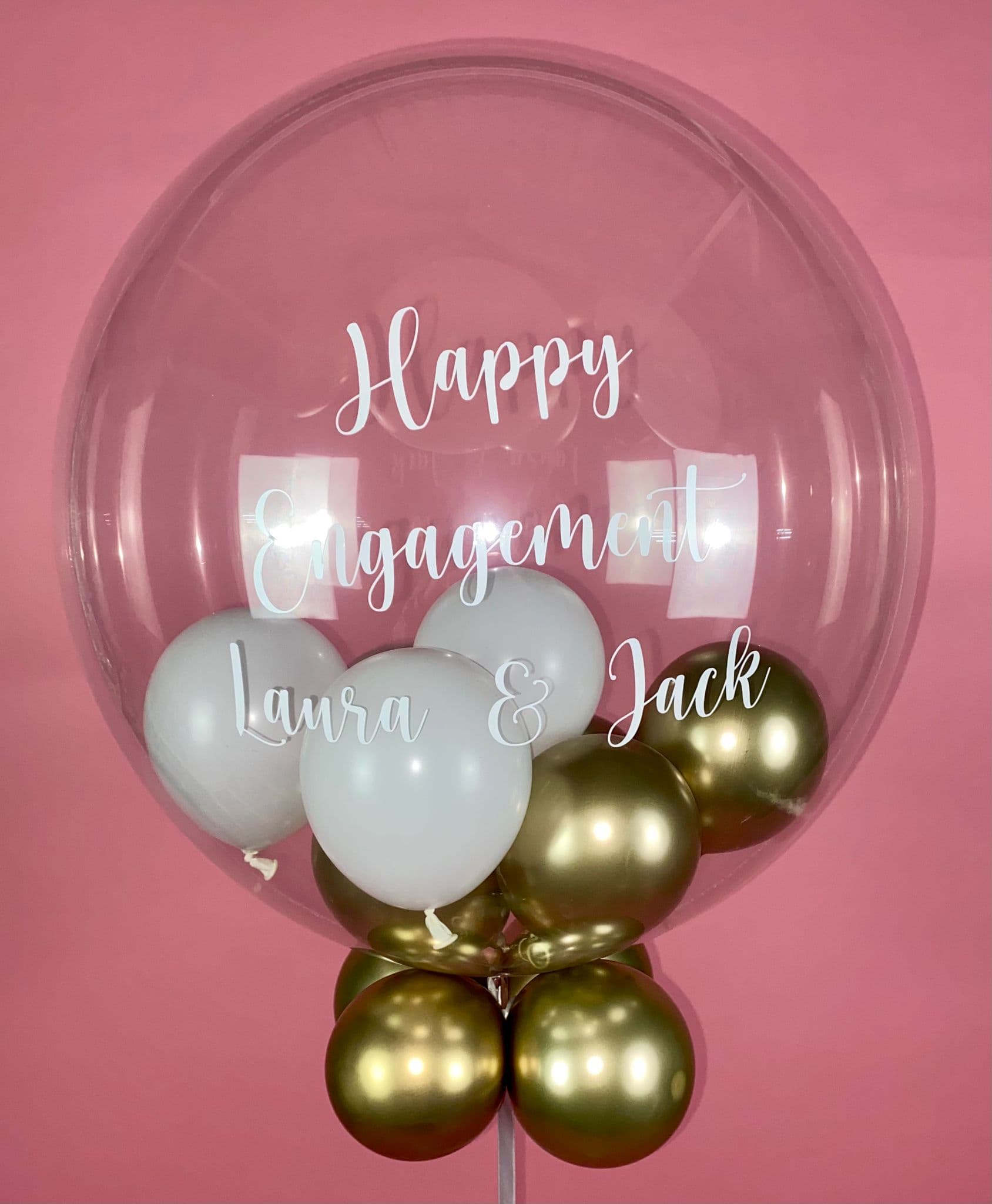 Happy Engagement Bubble Balloon Package