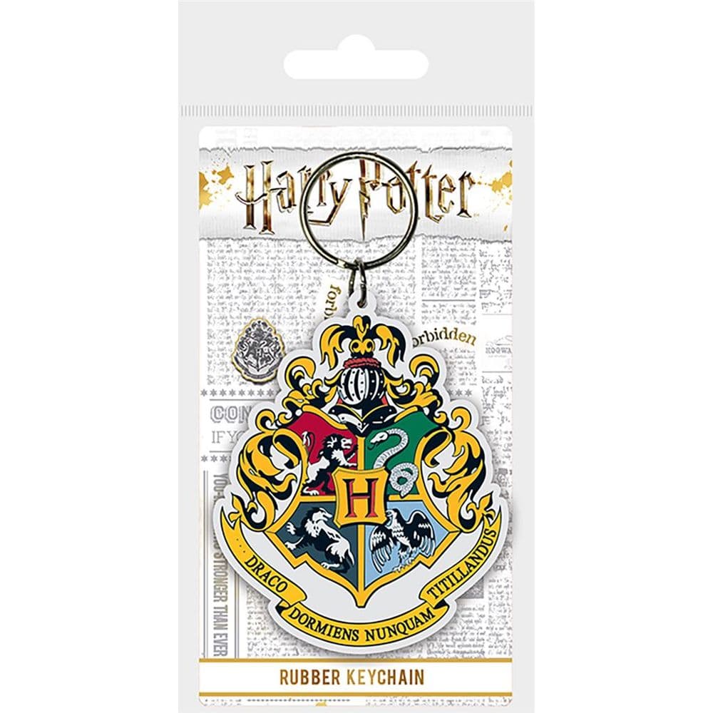 Harry Potter Colourful Crest Hogwarts Keychain