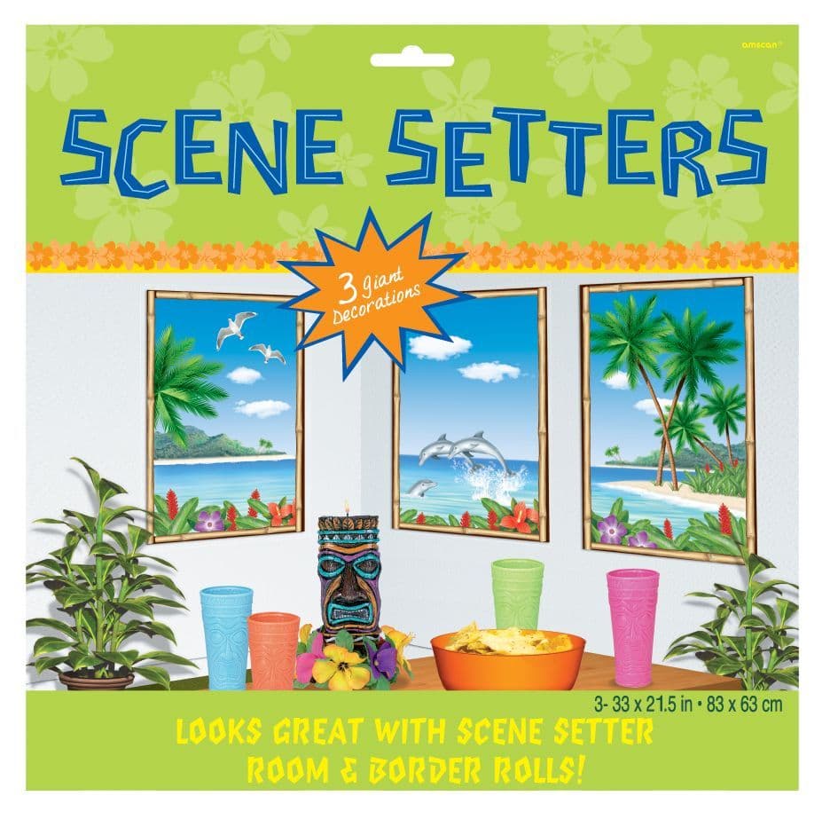 Hawaiian Window View Scene Setter Add-Ons