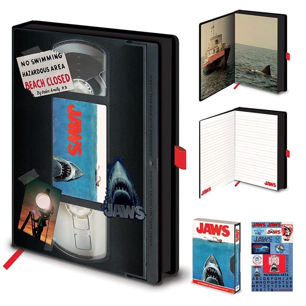Jaws VHS Premium Notebook