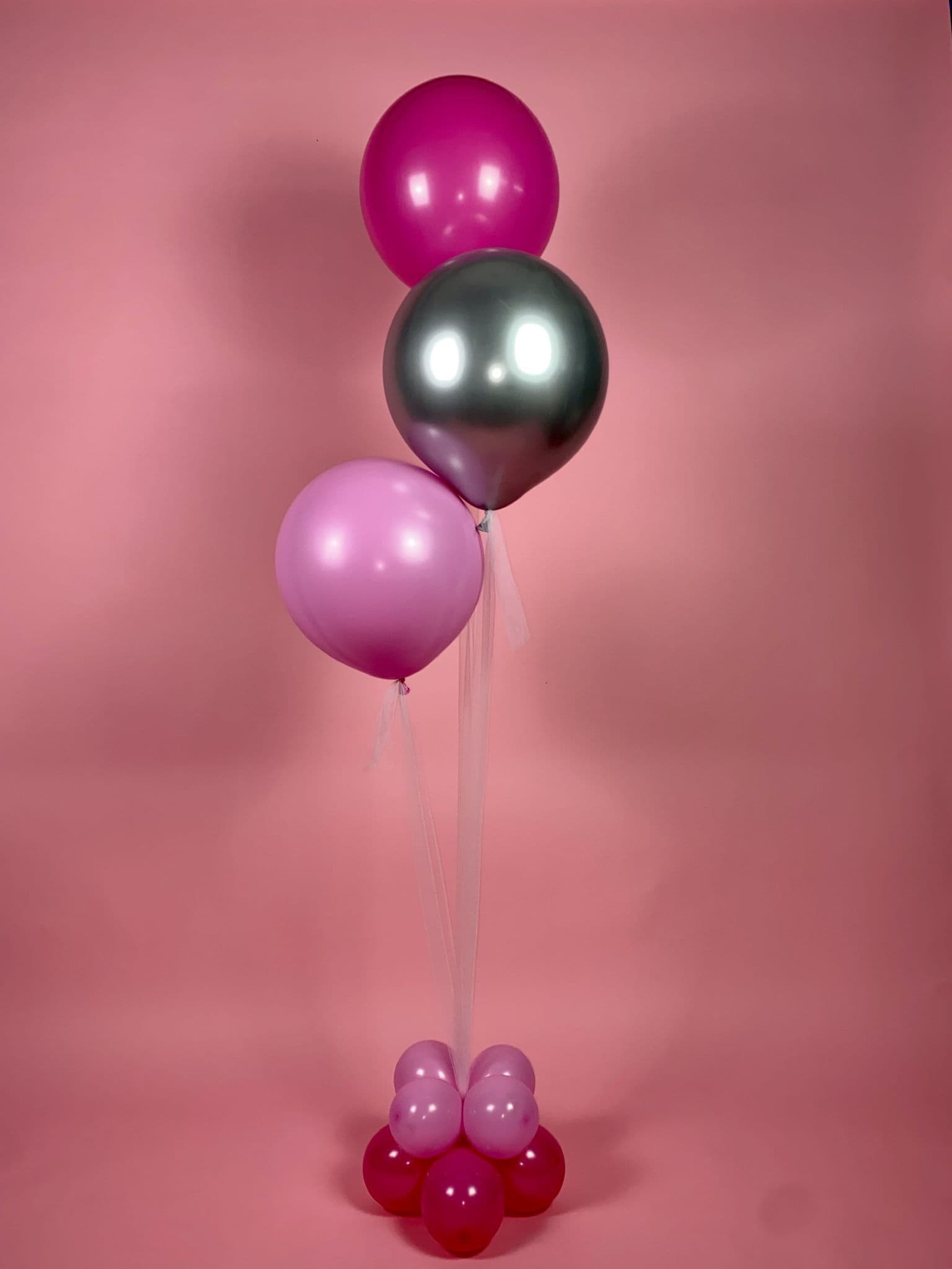 Jumbo Trio Tulle Balloon Bouquet