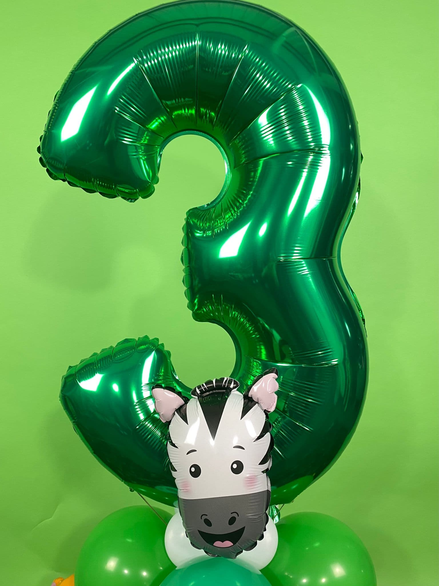 Jungle Number Balloon Stack