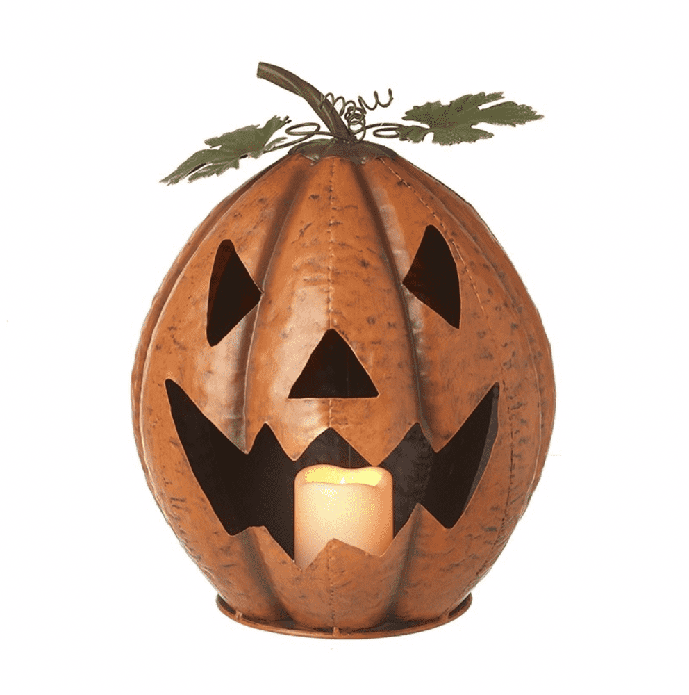 Large Metal Pumpkin
