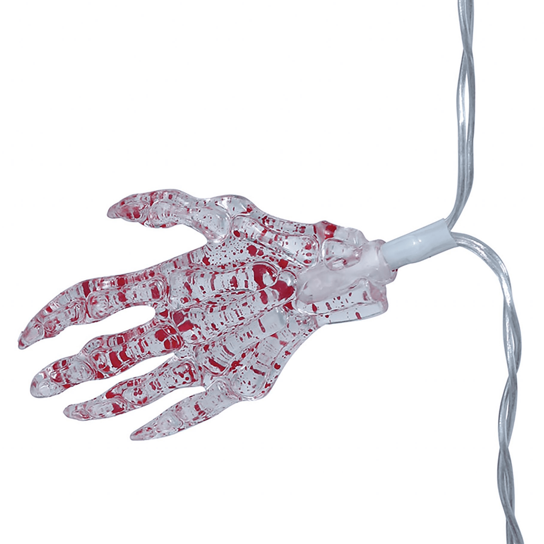 LED Skeleton Hand Garland
