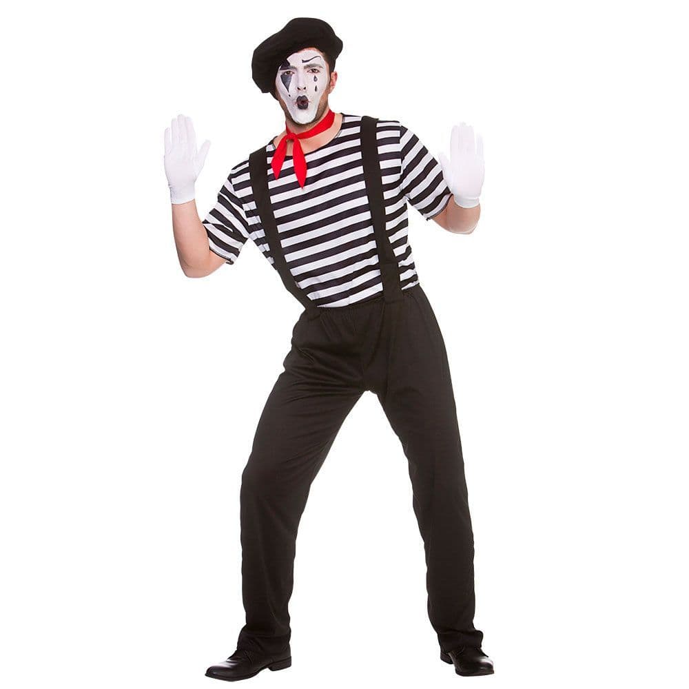 Men s Mime Artist Costume