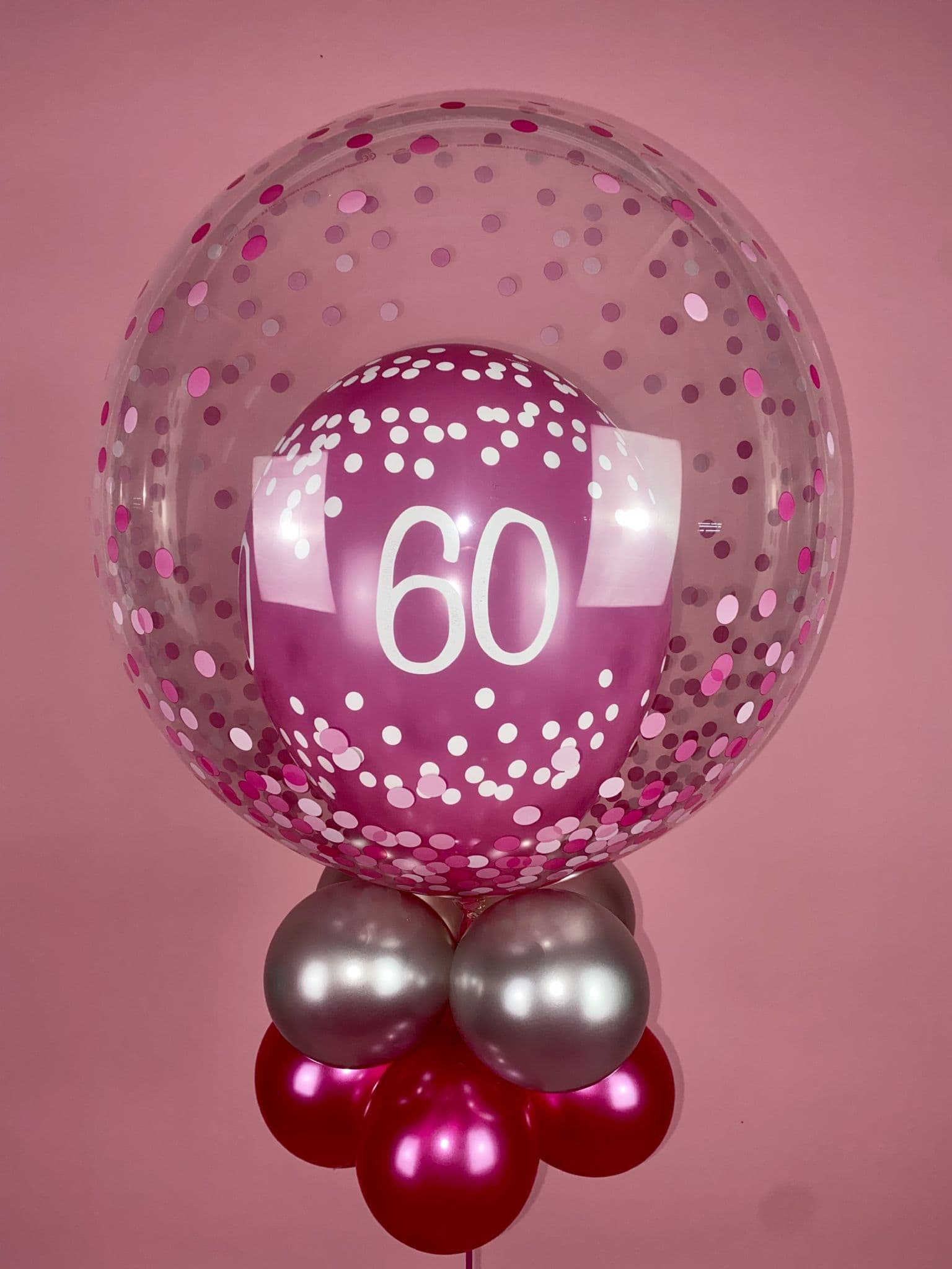 Milestone Birthday Bubble Balloon Package