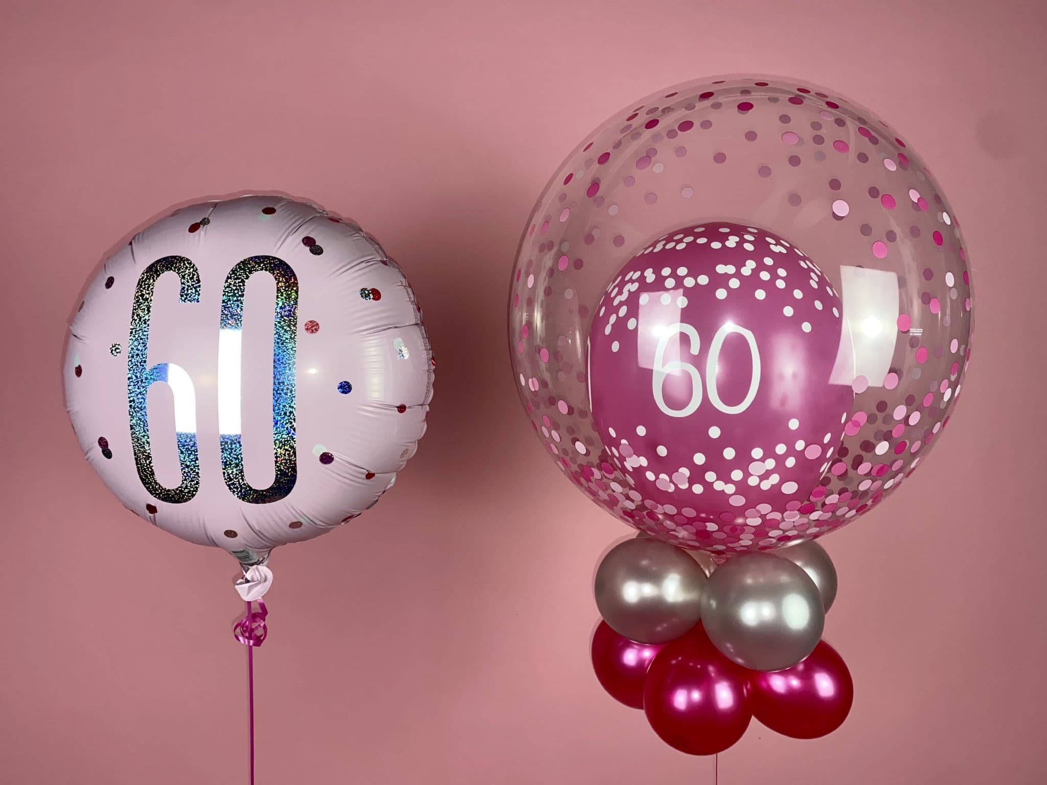 Milestone Birthday Bubble Balloon Package