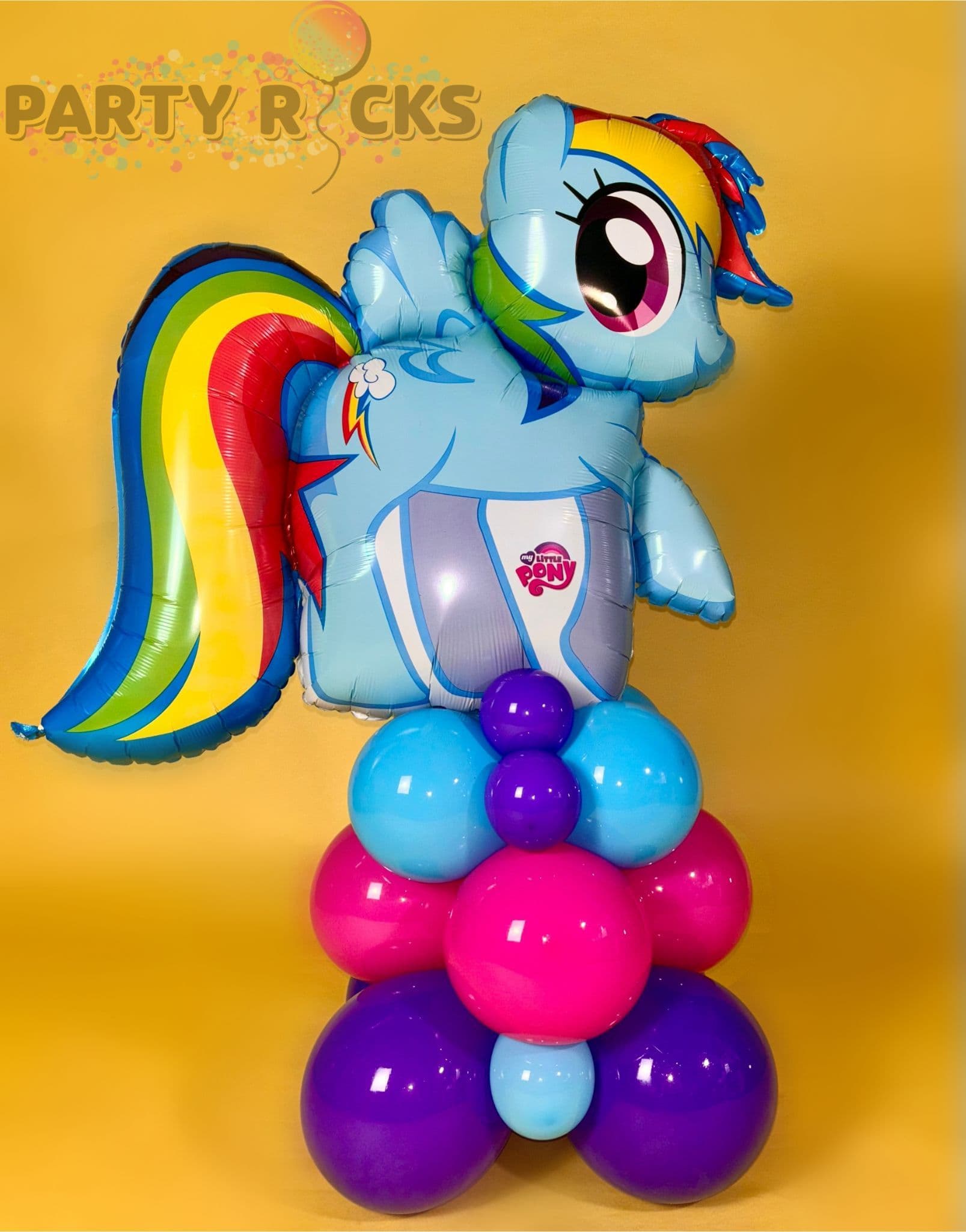 My Little Pony Deluxe Birthday Balloon Package