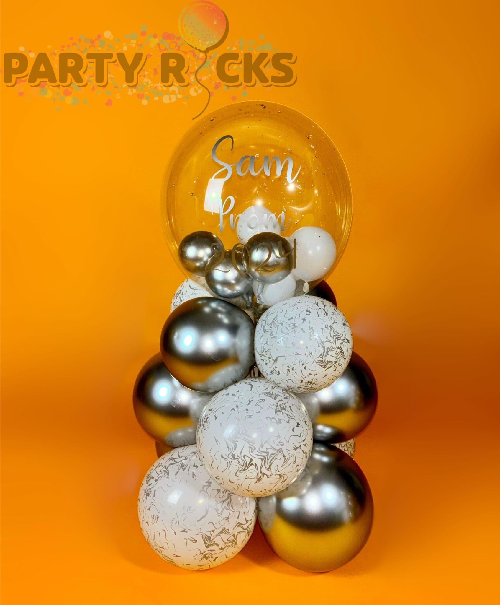 Prom Luxury Bubble Balloon Stack