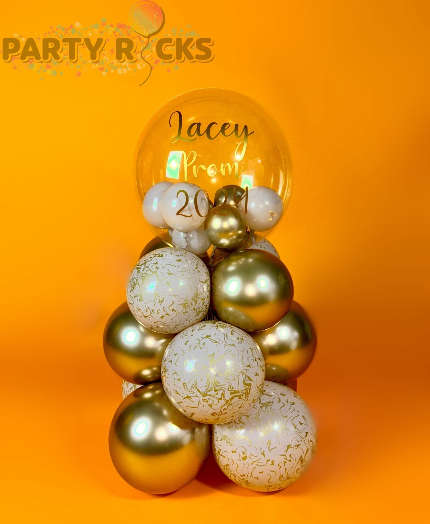 Prom Luxury Bubble Balloon Stack