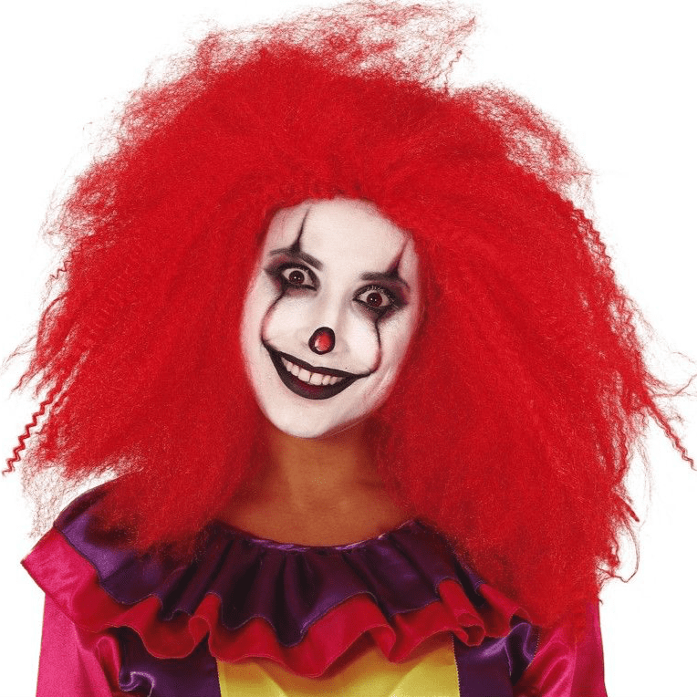Red Clown Wig