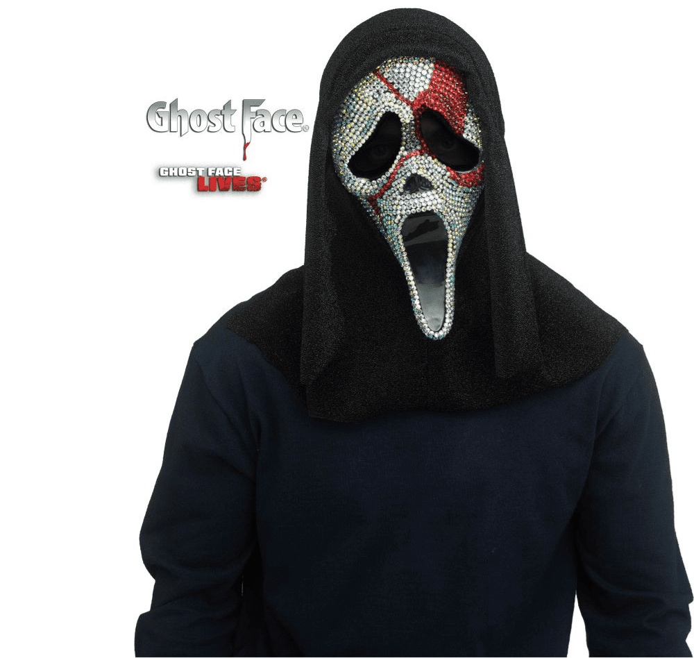 Scream Ghost Face Bloody Bling Mask