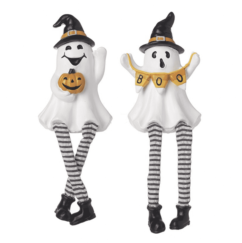Sitting Halloween Ghost Figures