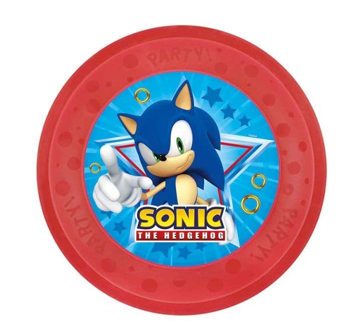SONIC REUSABLE PARTY PLATE