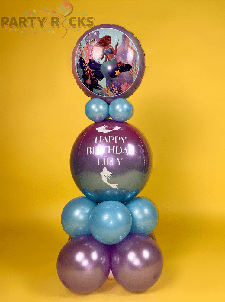 The Little Mermaid Orbz Balloon Stack