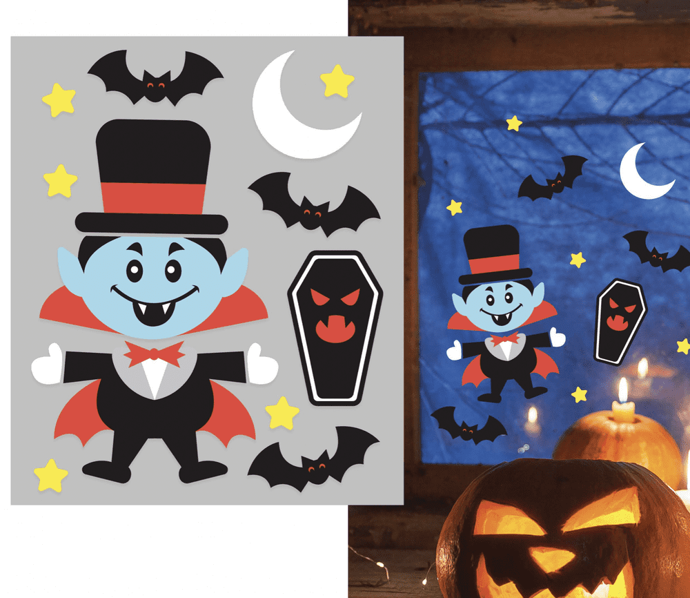 Vampire Window Gel Decoration