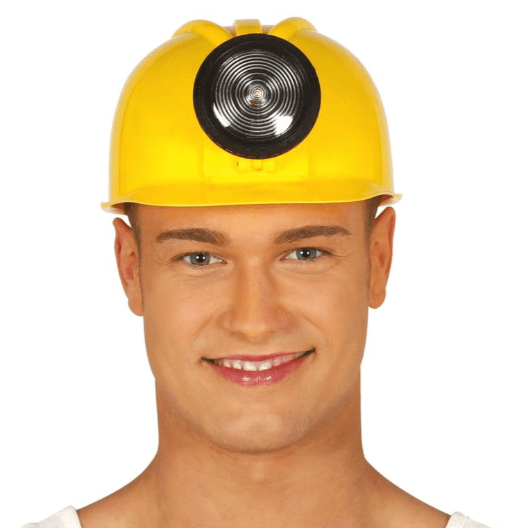 Worker Helmet With Light
