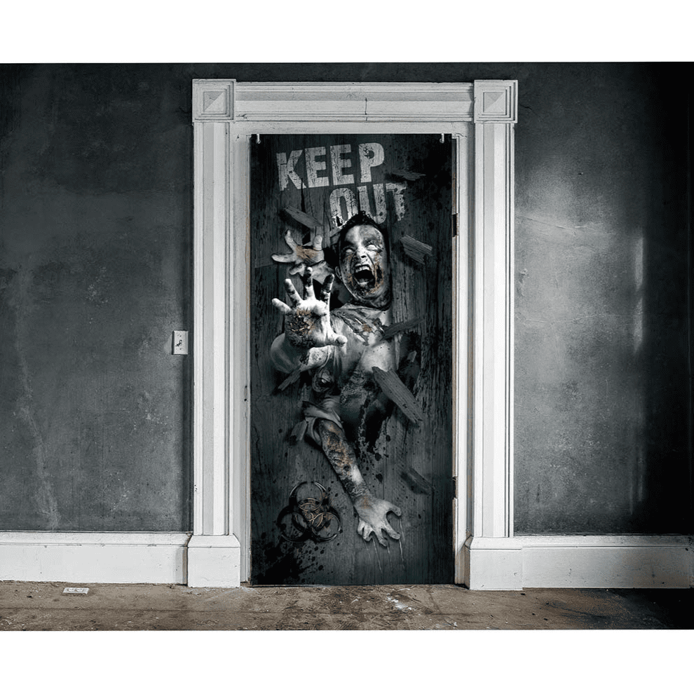 Zombie Attack Door Decoration