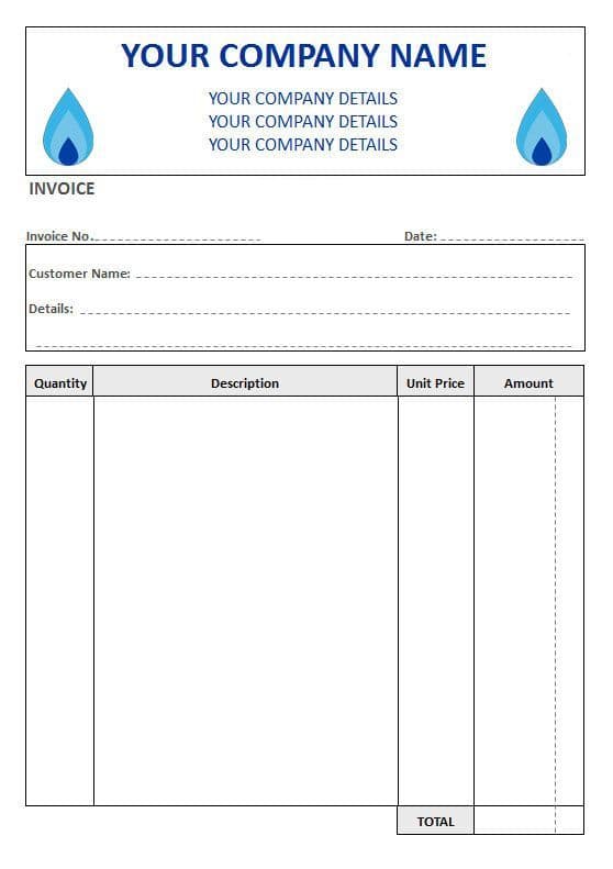 Central Heating Engineers NCR Invoice Pads 4 Column