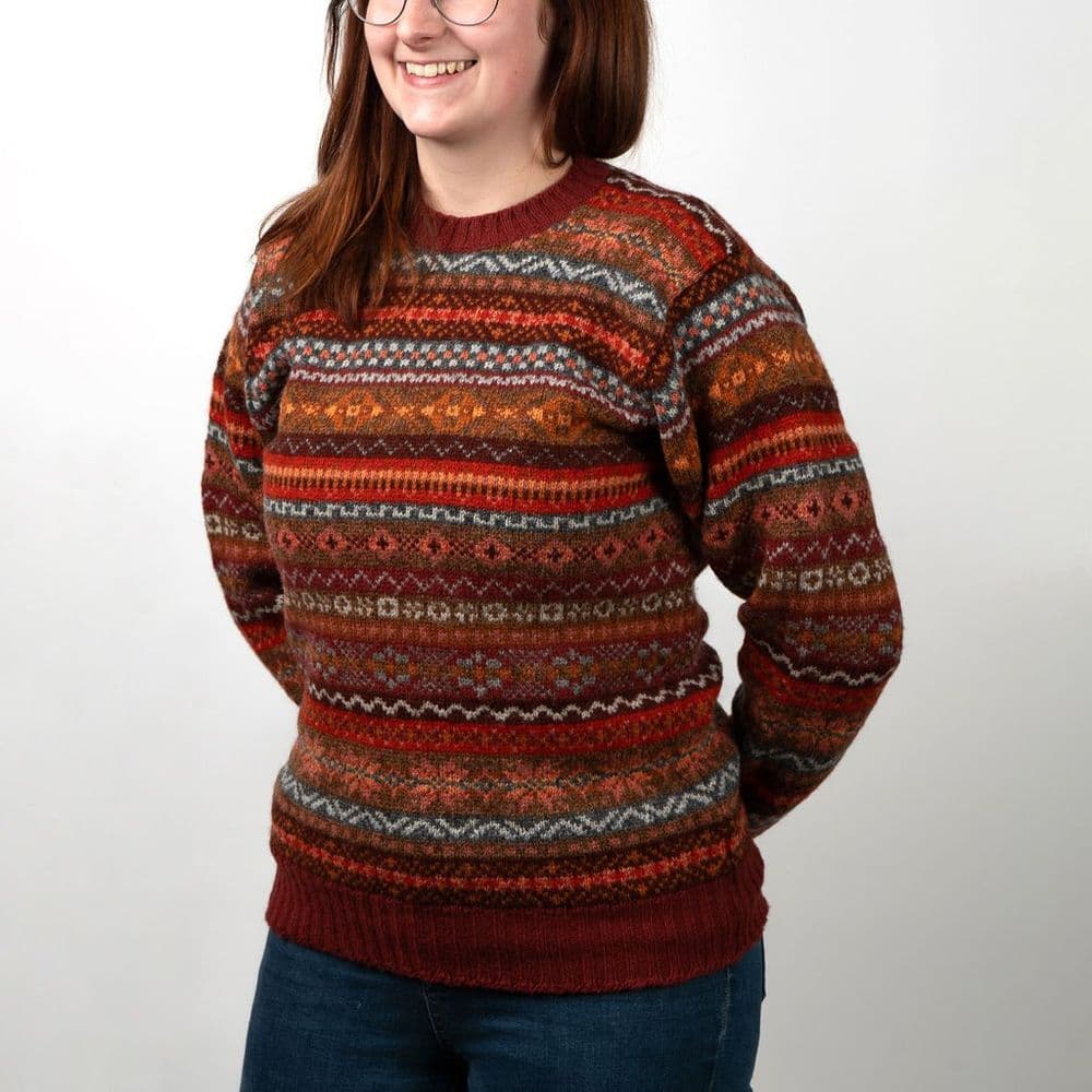 Crew Neck Sweater - 748A/28 Chestnut