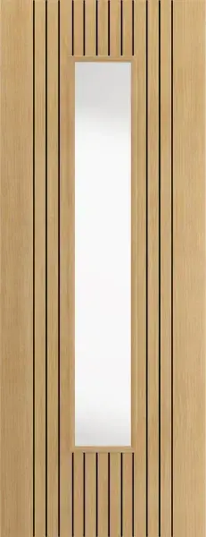 Aria Oak Glazed Laminate Internal Door