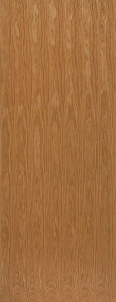 Oak veneered flush