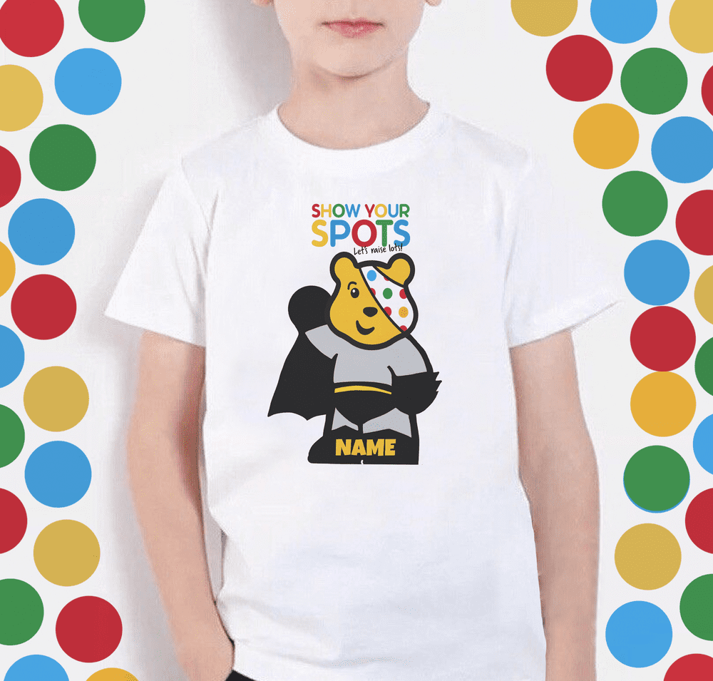 Superheroes Pudsey T-shirt