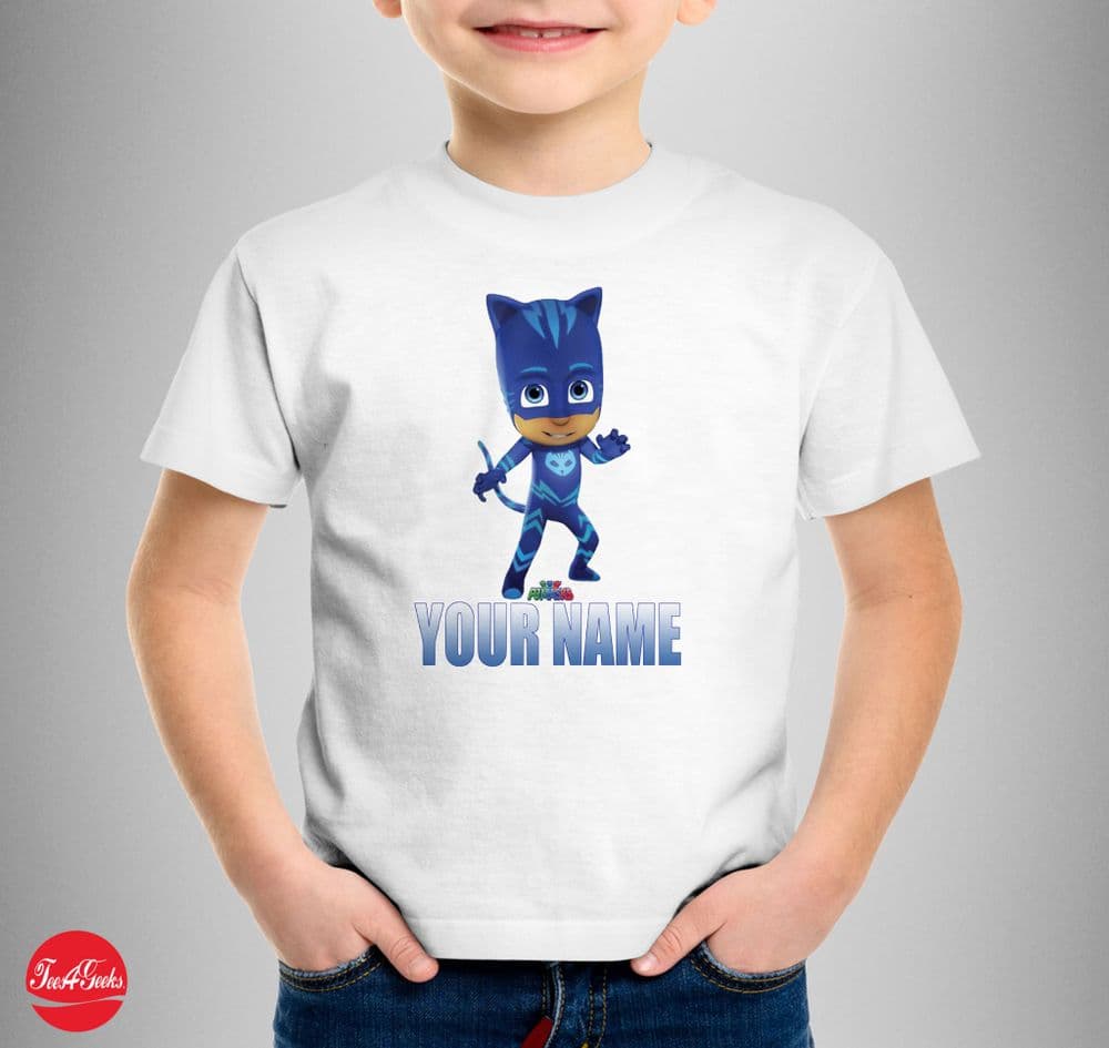 Catboy PJ Mask Personalised T-shirt