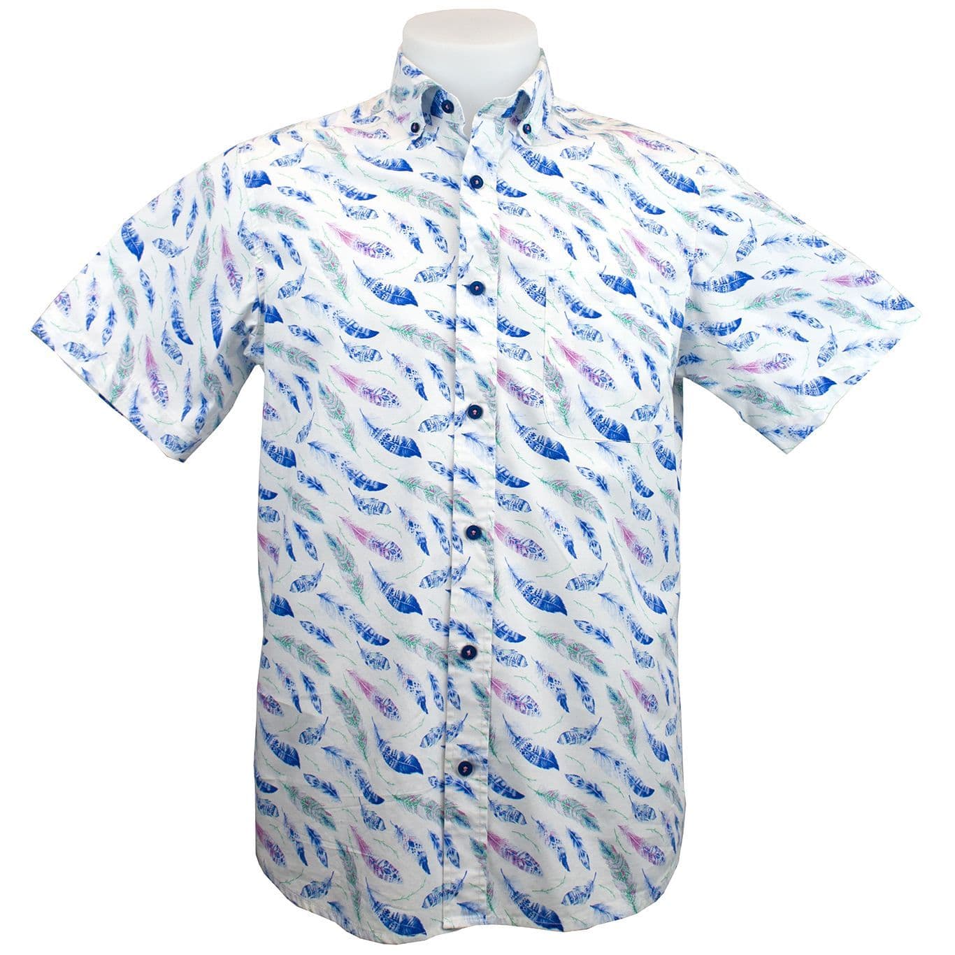 Salamander Men s Tribal Feathers Shirt