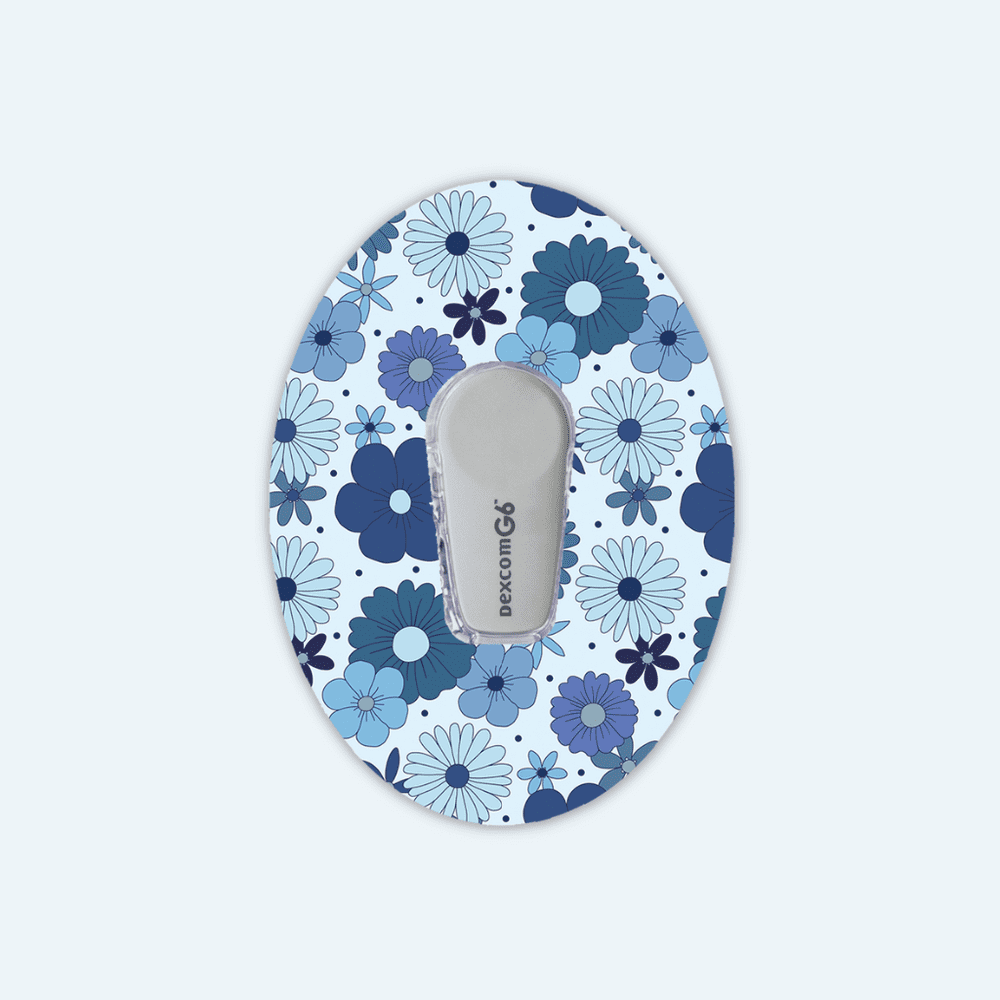 Diabetes Awareness Flowers Dexcom Patch