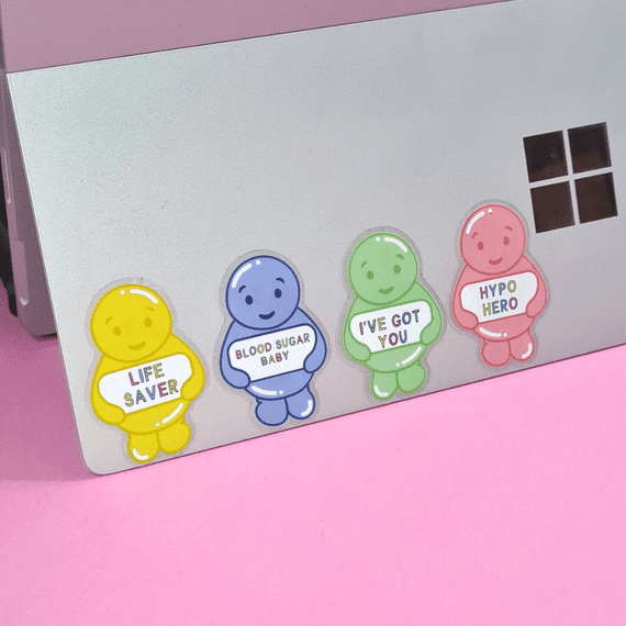Jelly Baby sticker set
