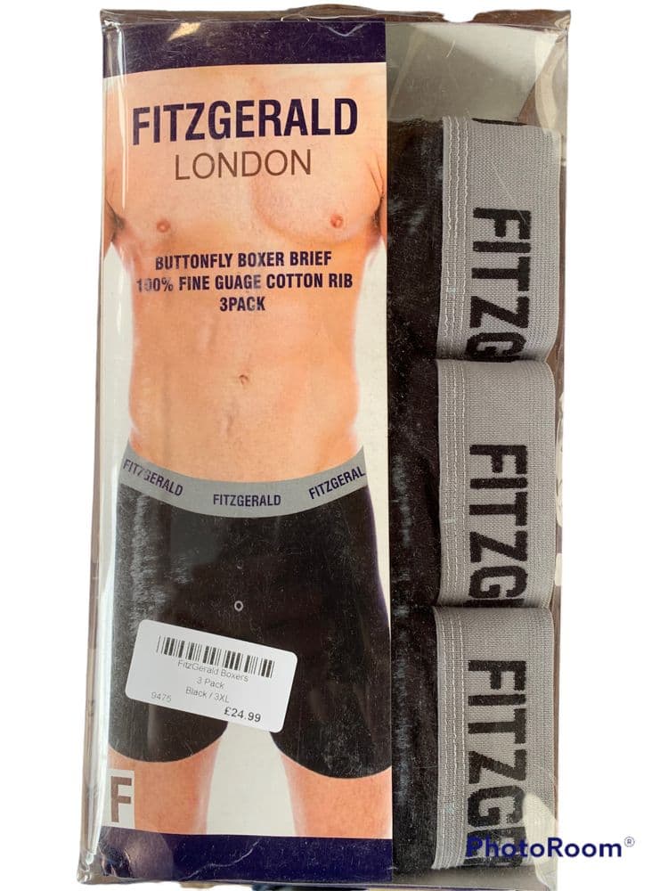 Fitzgerald 007 Three Pack Boxers