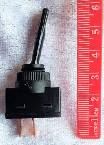 10 Amp Black On/Off Toggle Switch