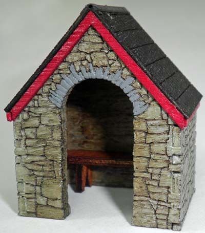 Ancorton Models OO Scale Stone Bus Stop Kit