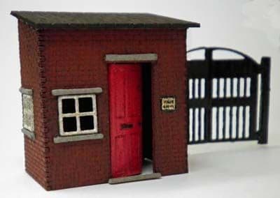 Ancorton Models OO Scale Yard Office with Gates Kit