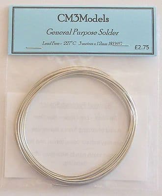 General Purpose Solder suitable for wiring model railways and kit ...