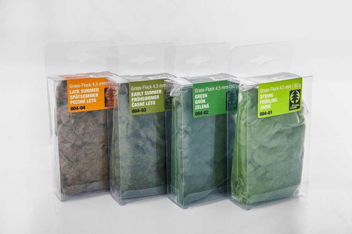Model Scene 006-02 Static Grass Flock 6 5mm Green 50g