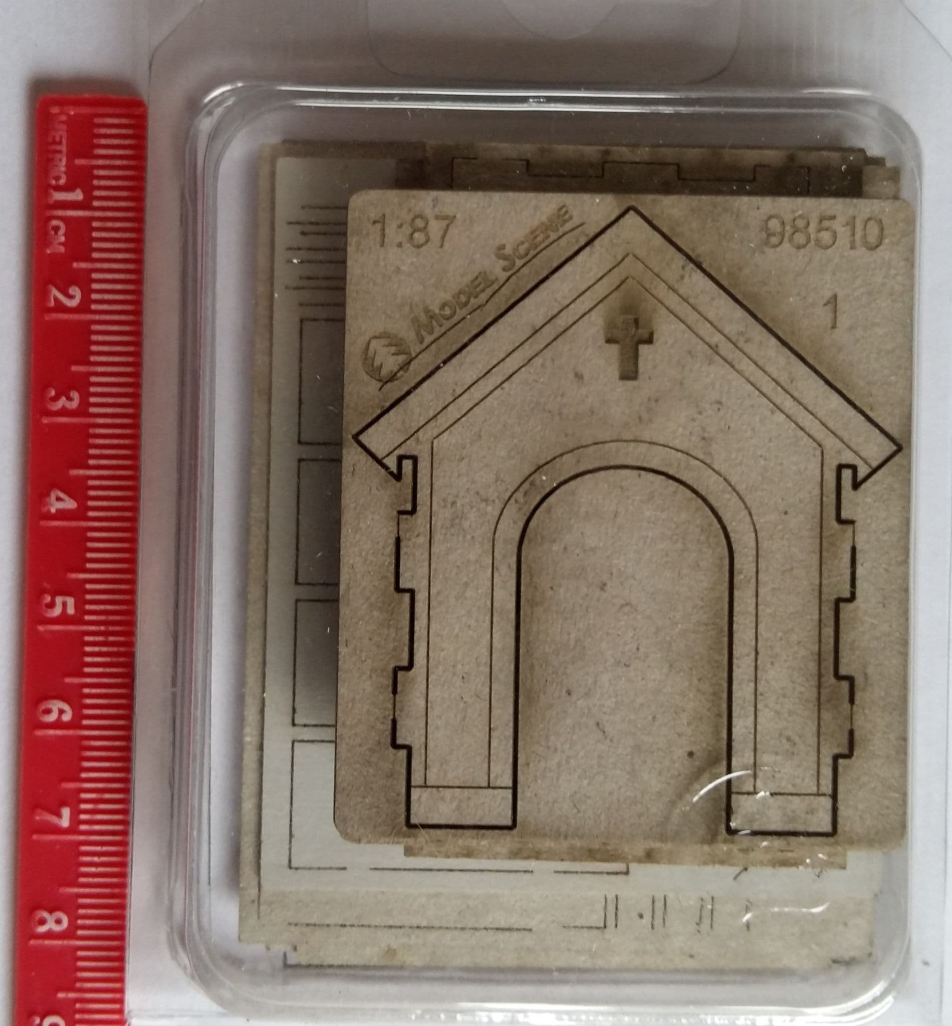 Model Scene 98510 Small Chapel Kit Scale HO 1 87