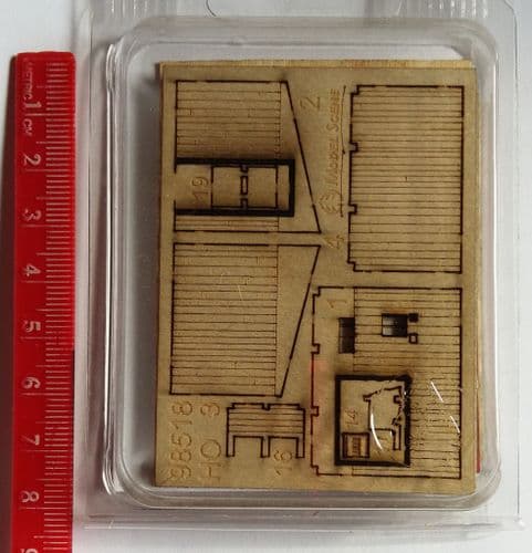 Model Scene 98518 Hen House Kit Scale HO 1 87