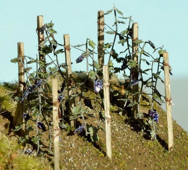 Model Scene VG7-222 Grapevine Plants Kit Scale HO 1 72/87