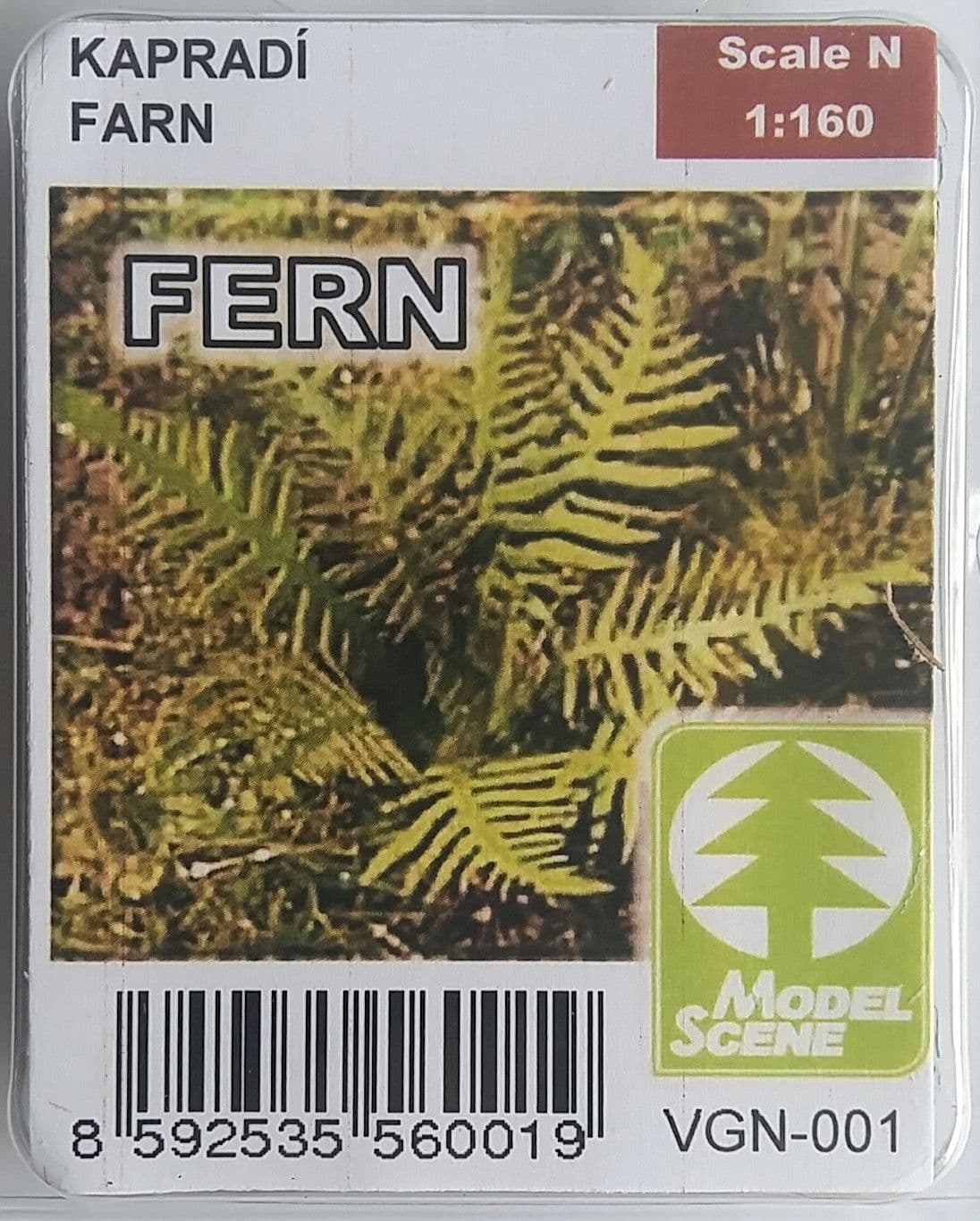 Model Scene VGN-001 Fern Plants Kit Scale N 1 160