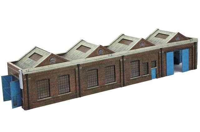 R028 Scalescenes Low Relief Railway Works Card Pack