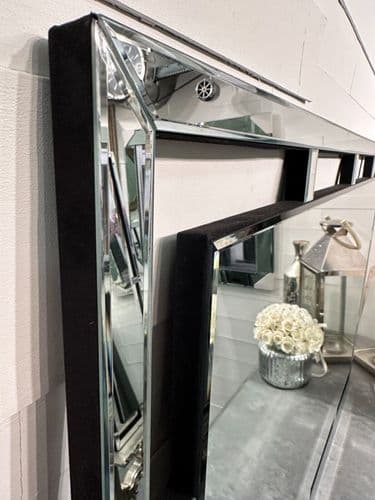Mirror Glass Contemporary Modern Simple AZTEC Art Deco Wall Mirror ...