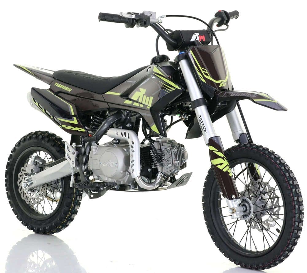 110cc RFN Racing Thunder Pro Semi Auto Pit Bike 14/12" - BLACK