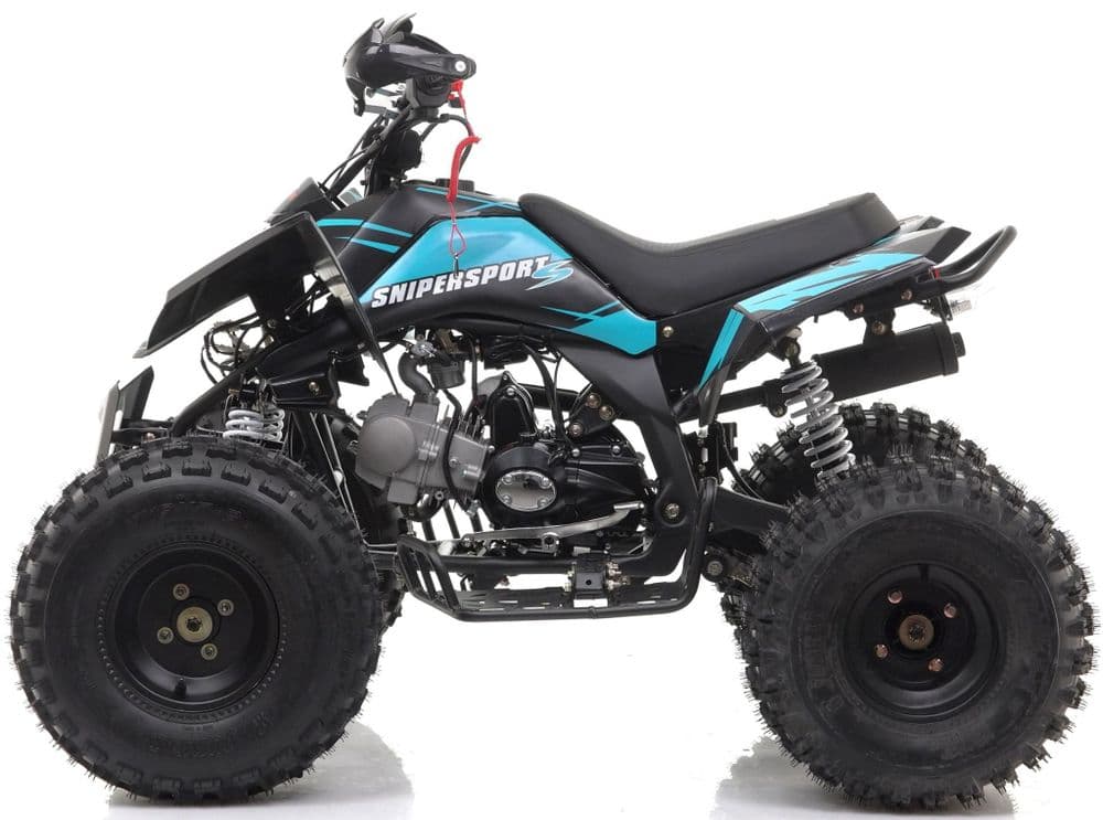 120cc Sniper Pro Quad - Fully Auto - With Reverse - BLUE