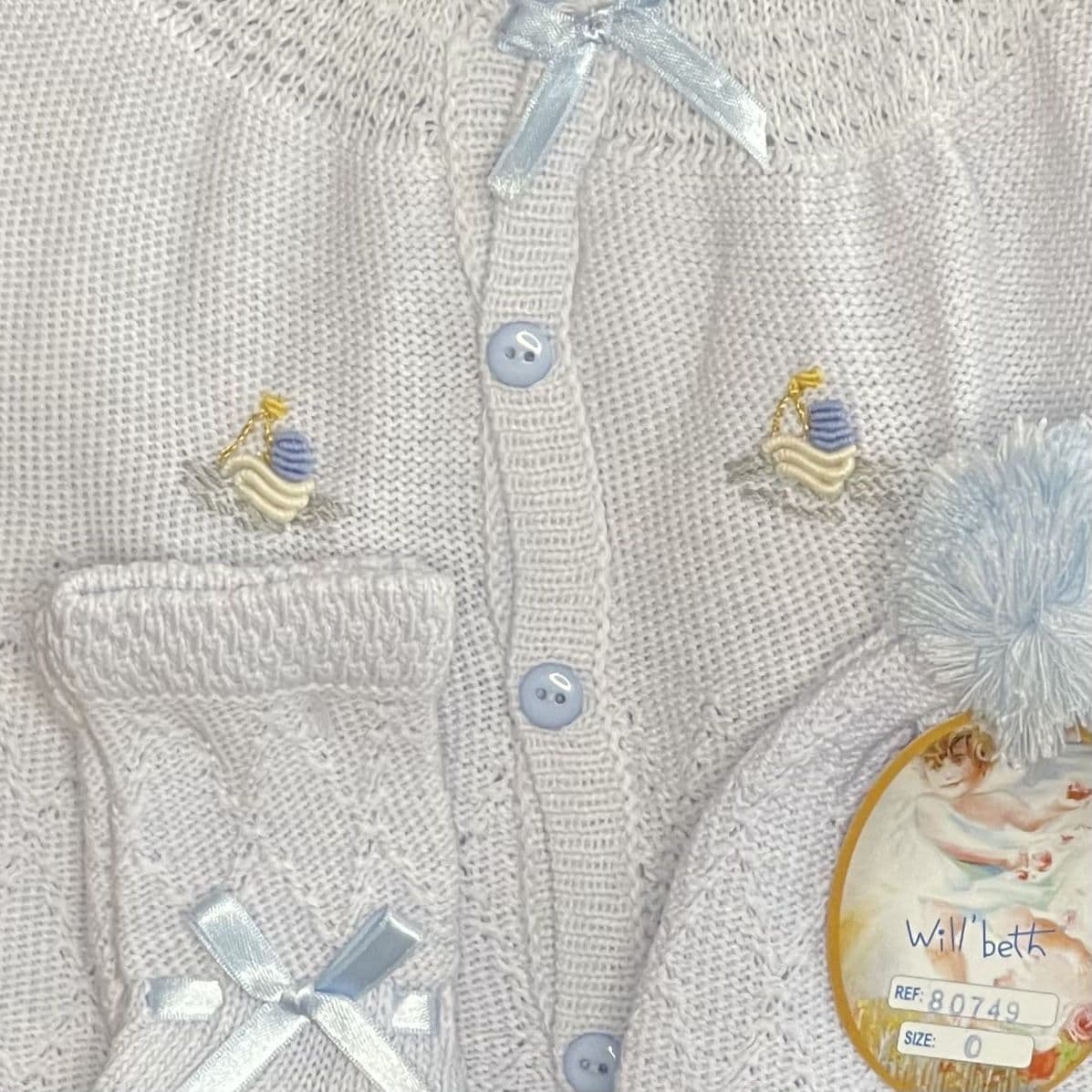 Sweet 4pcs Baby Set Blue